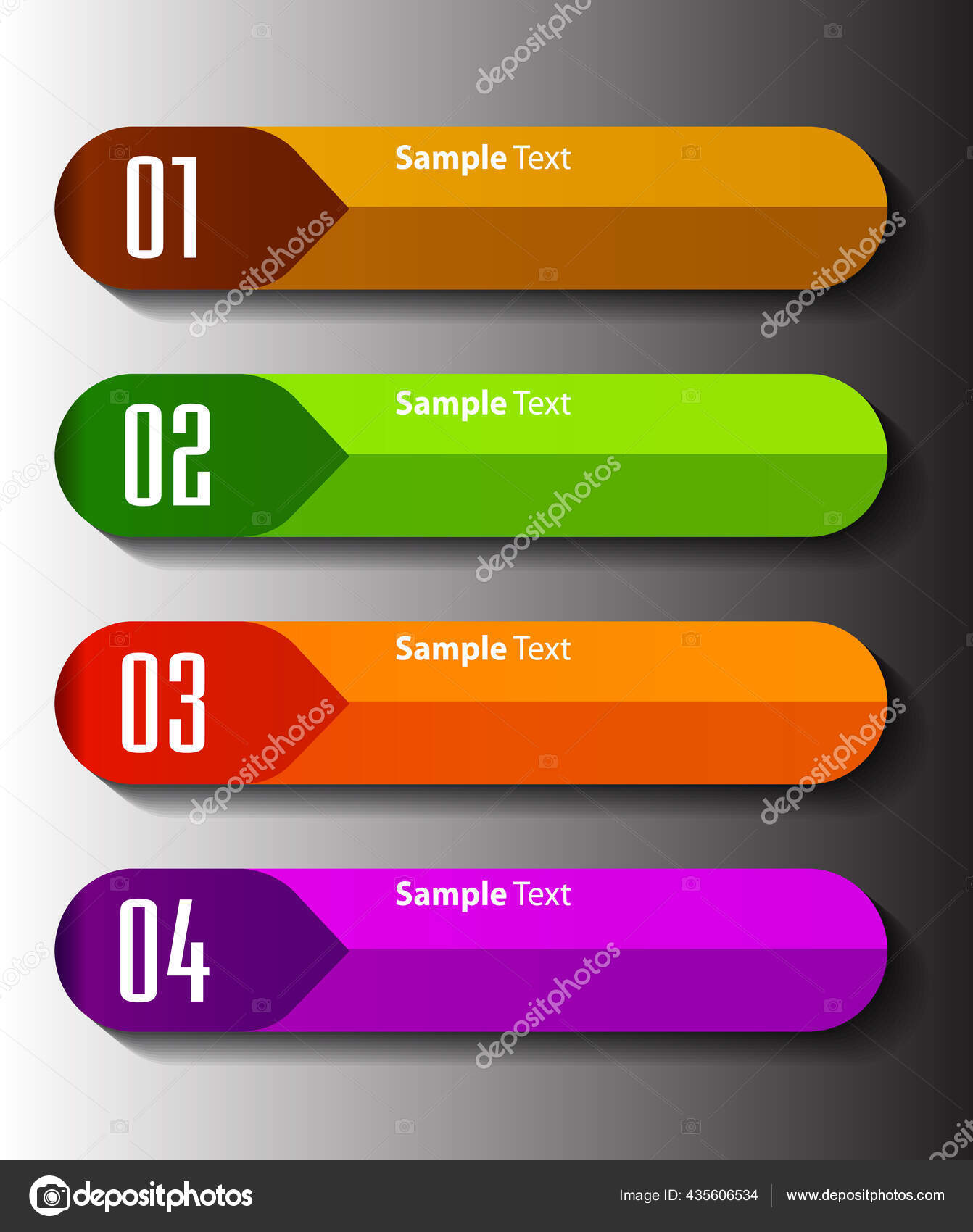 Modern Text Box Templates Banner Infographics Stock Vector by ...