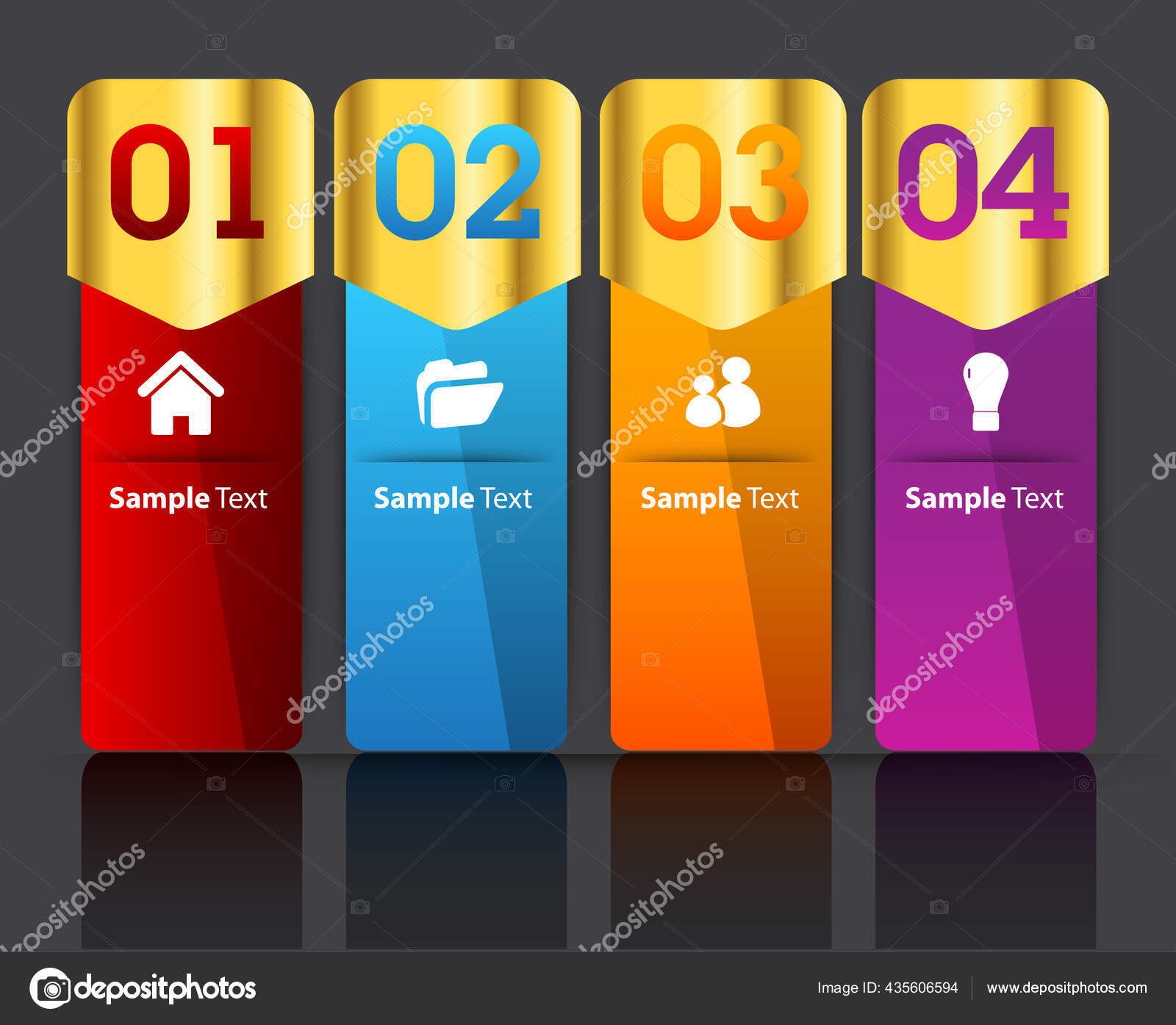 Modern Text Box Templates Banner Infographics Stock Vector Image by ...