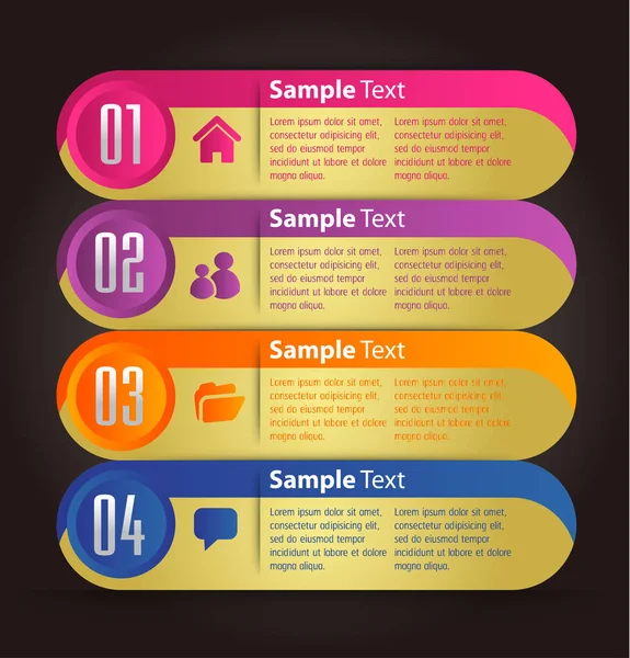 Modern Text Box Template Banner Infographics Stock Vector by ©titima157 ...