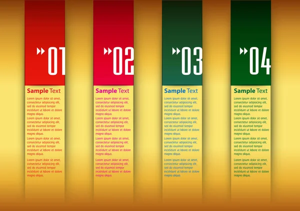 Templat Kotak Teks Modern Banner Infographics Vektor Stok oleh ...