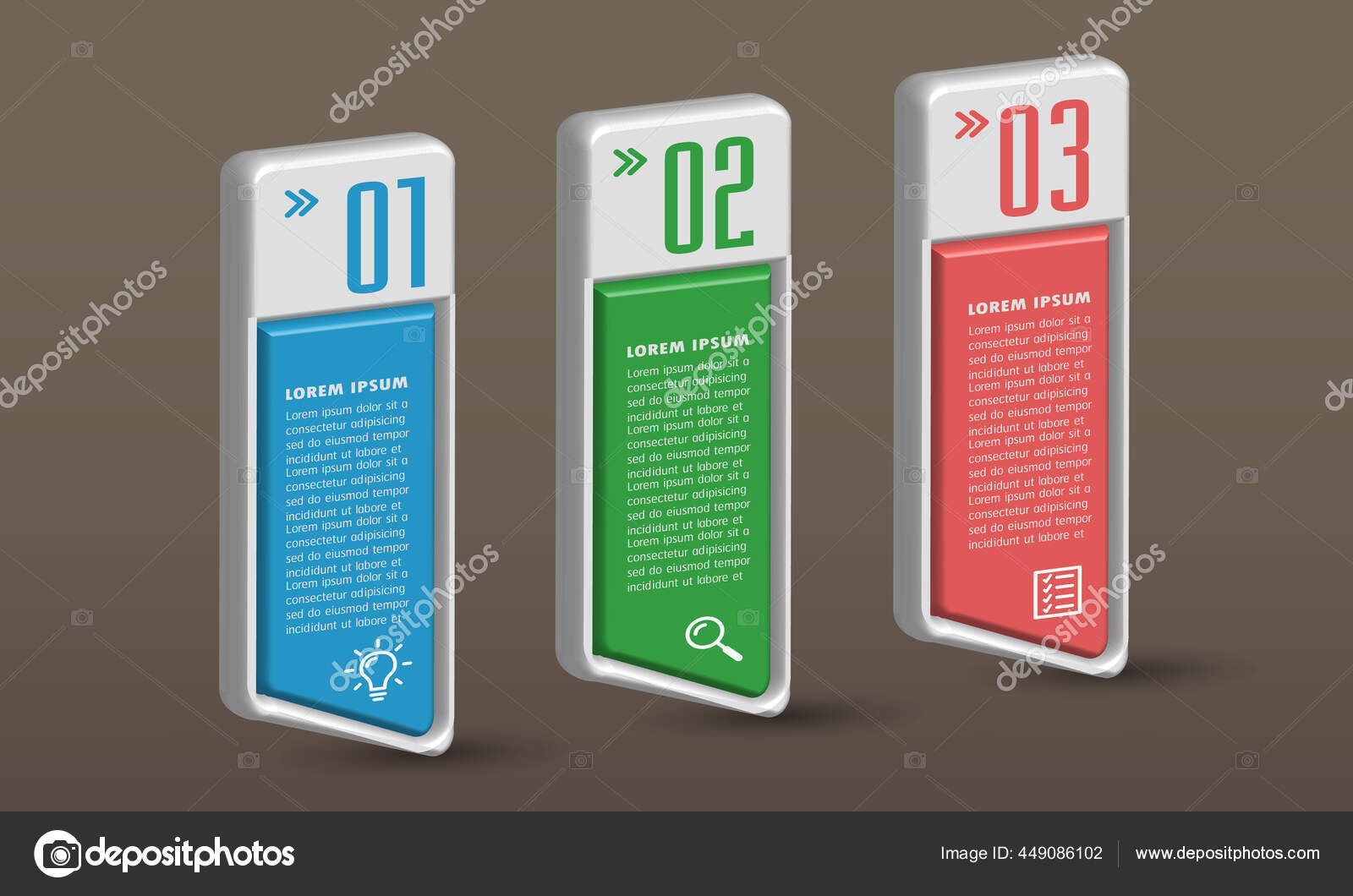 Modern Text Box Templates Banner Infographics Stock Vector by ...