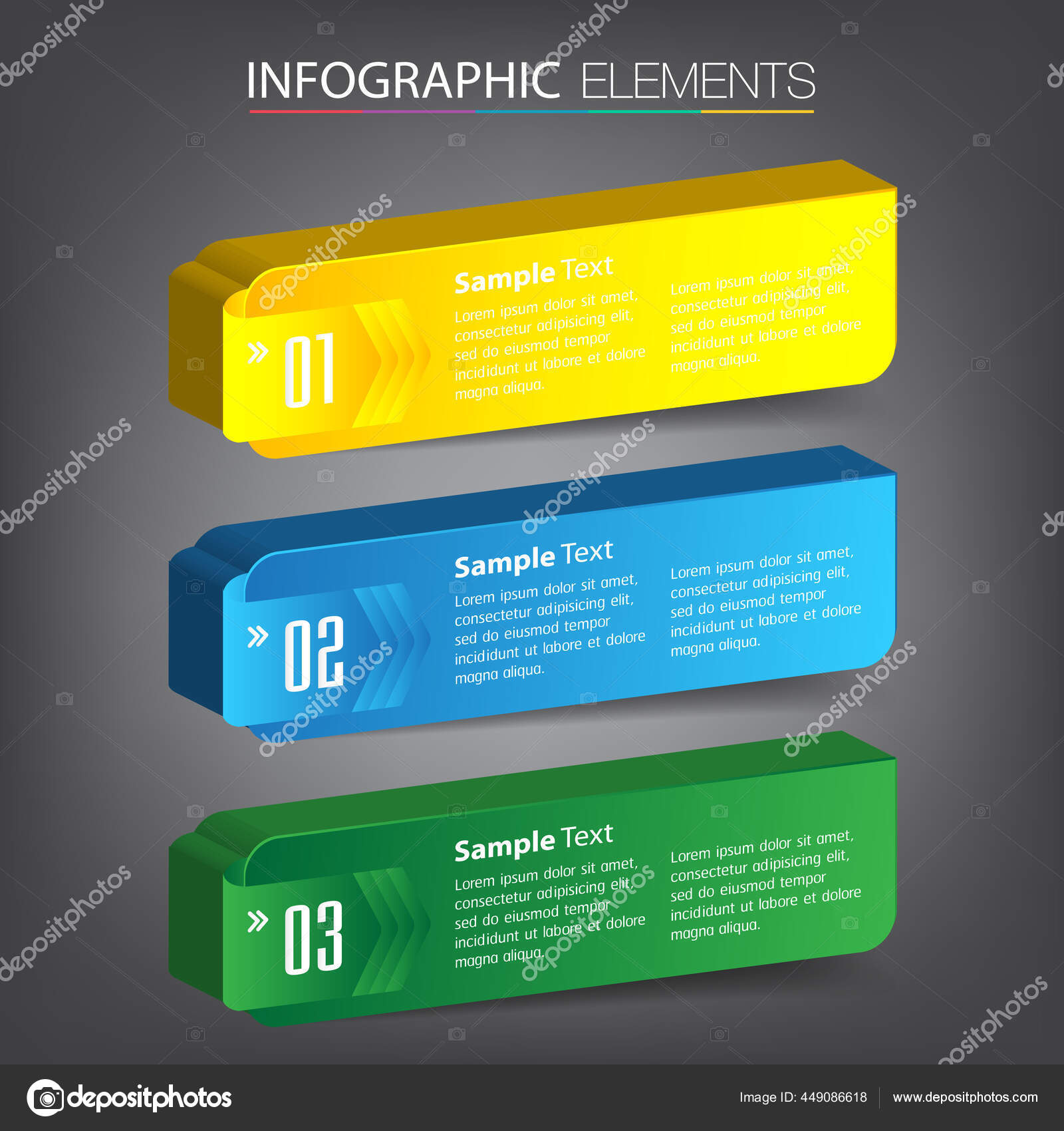 Modern Text Box Templates Banner Infographics Stock Vector Image by ...