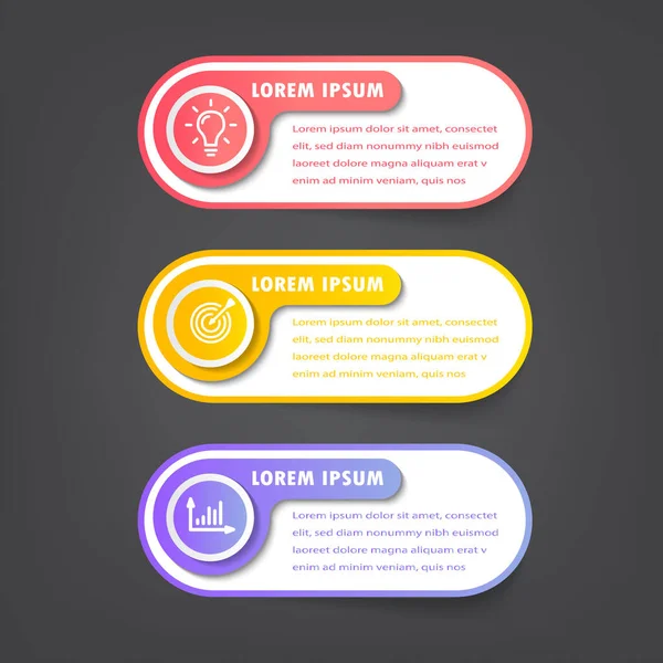 Modern Text Box Templates Banner Infographics Stock Vector Image by ...