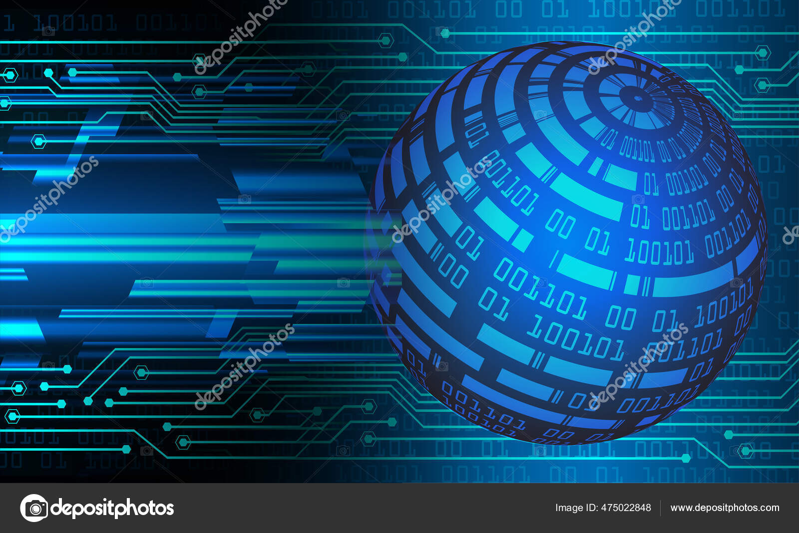 Earth Globe Codes Digital Wallpaper Stock Vector by ©titima157@gmail ...