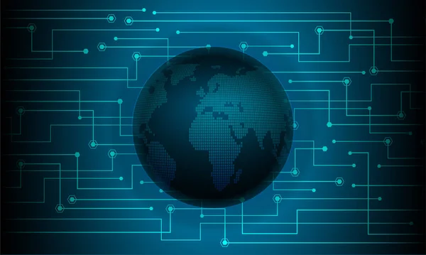 Earth Globe Codes Digital Wallpaper Stock Vector Image by ©titima157 ...