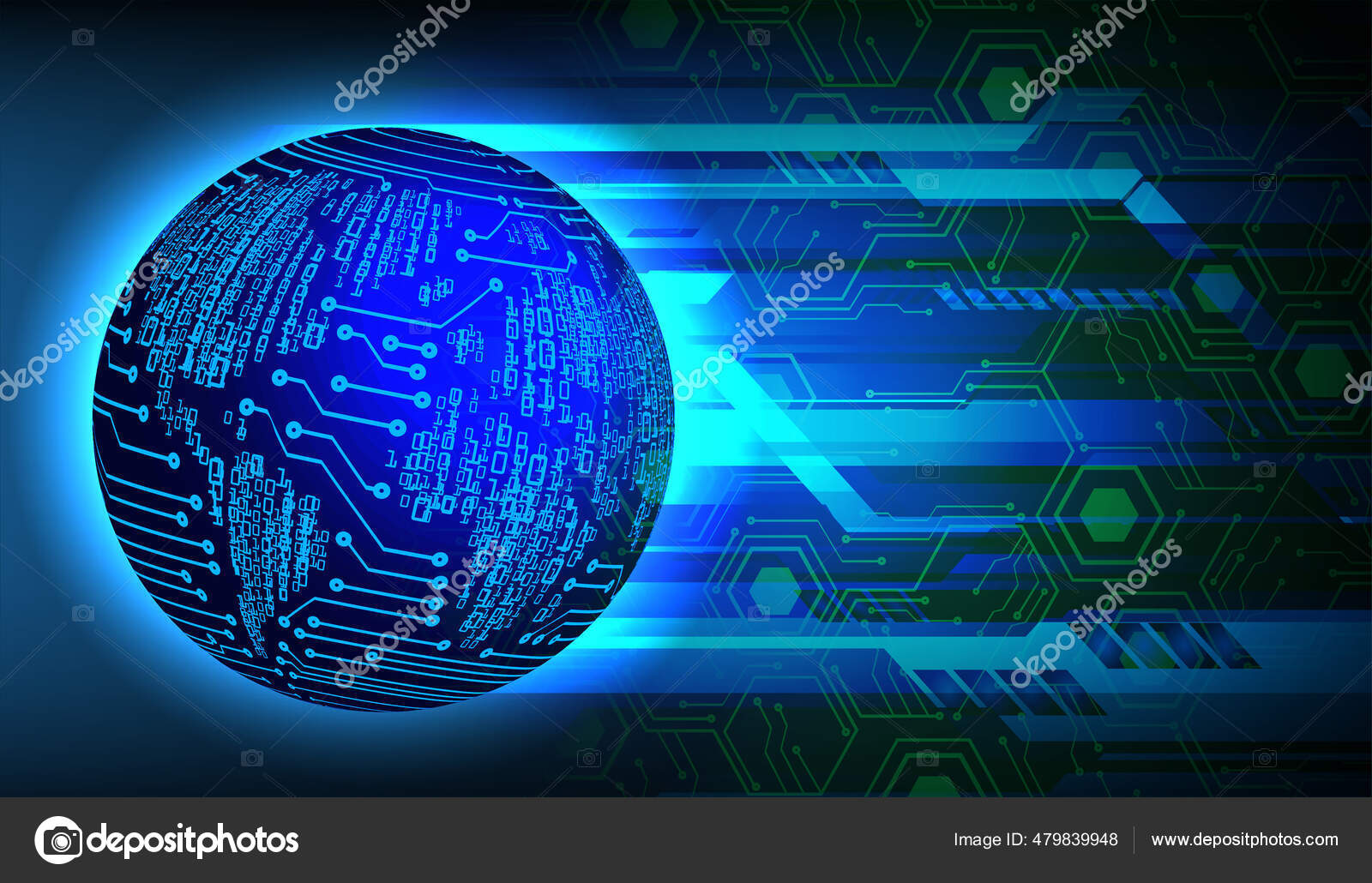 Earth Globe Codes Digital Wallpaper Stock Vector by ©titima157@gmail ...