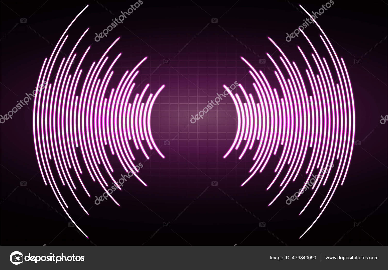 Sound Waves Futuristic Background Stock Vector by ©titima157@gmail.com ...