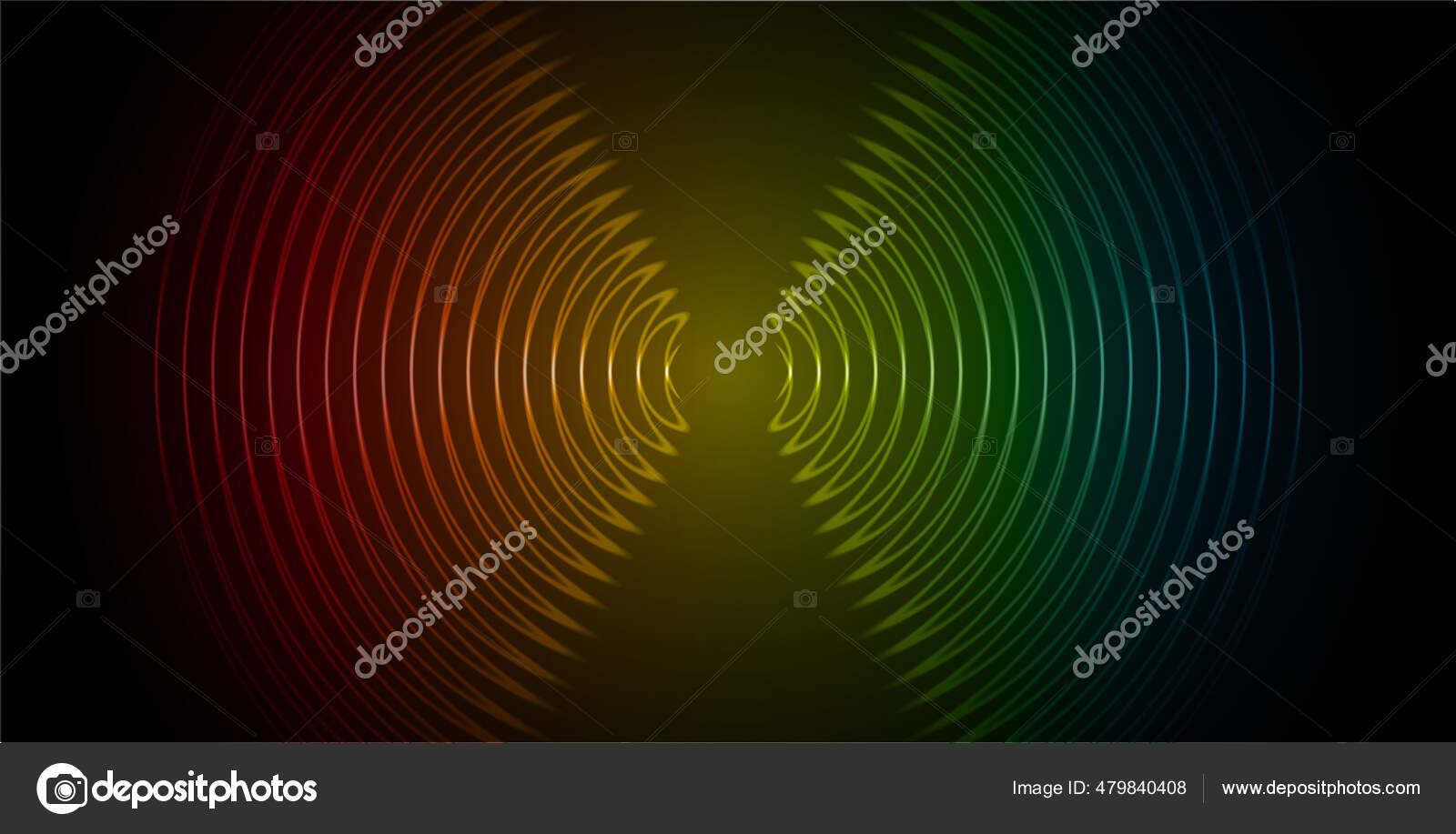 Sound Waves Futuristic Background Stock Vector by ©titima157@gmail.com ...