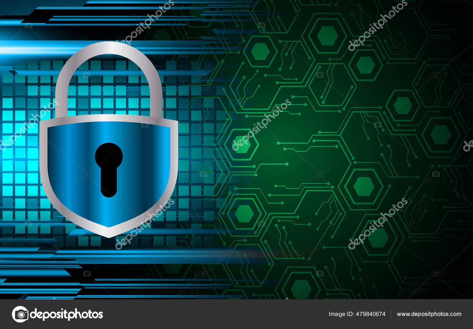 Background Locker Digital Security Concept Stock Vector by ©titima157@gmail.com 479840674