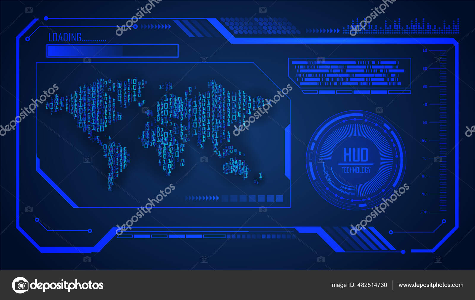 Abstract Background Binary Code Map Stock Vector by ©titima157@gmail.com 482514730