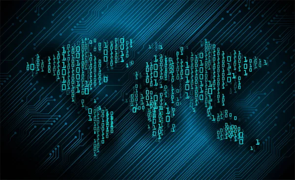 Abstract Background Binary Code Map Stock Vector by ©titima157@gmail ...