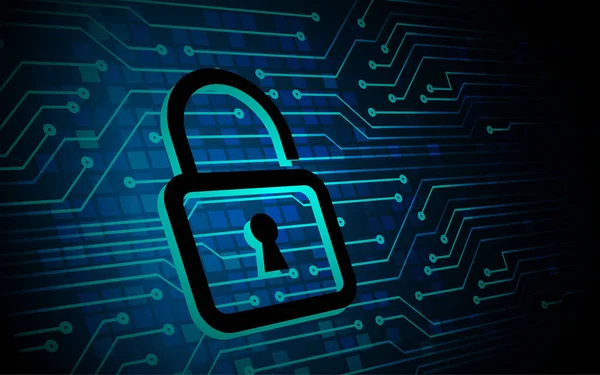 Background Locker Digital Security Concept Stock Vector by ©titima157 ...