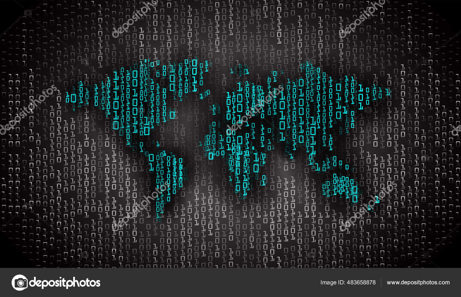 World Map Code Background Stock Vector Image by ©titima157@gmail.com #483658878