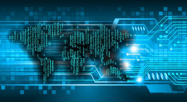 World Map Code Dark Background Stock Vector Image by ©titima157@gmail ...