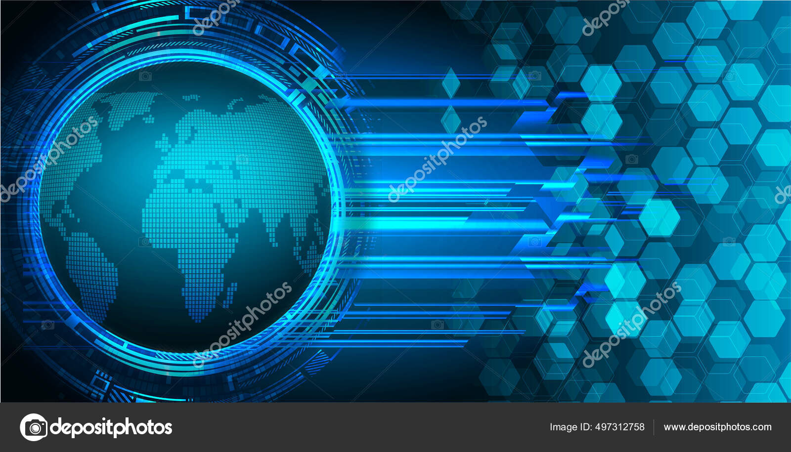 Earth Globe Codes Digital Wallpaper Stock Vector by ©titima157@gmail ...