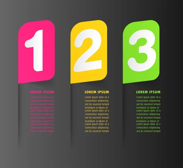 Templat Kotak Teks Modern Banner Infographics Vektor Stok oleh ...