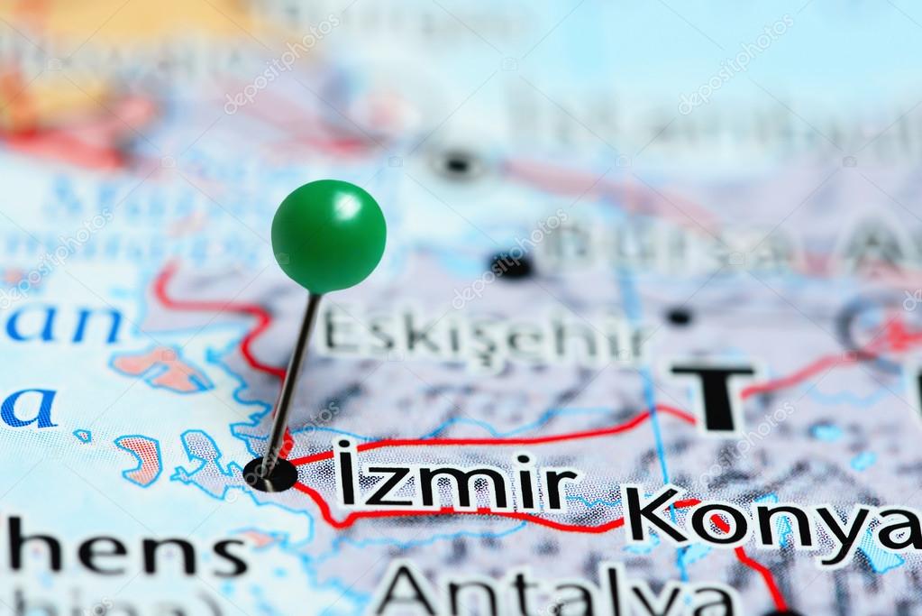 Izmir, Turkey Map