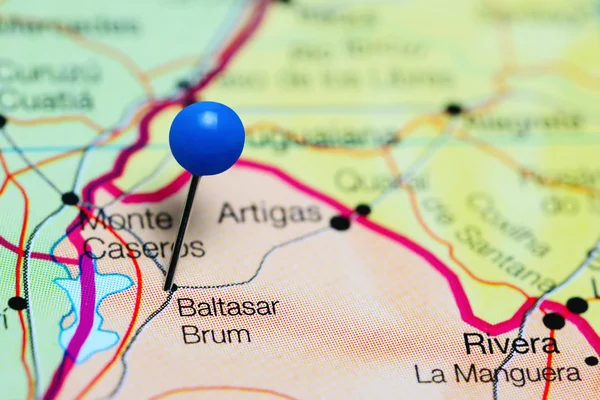 Ubeda pinned on a map of Spain — Stock Photo © dk_photos #112920306