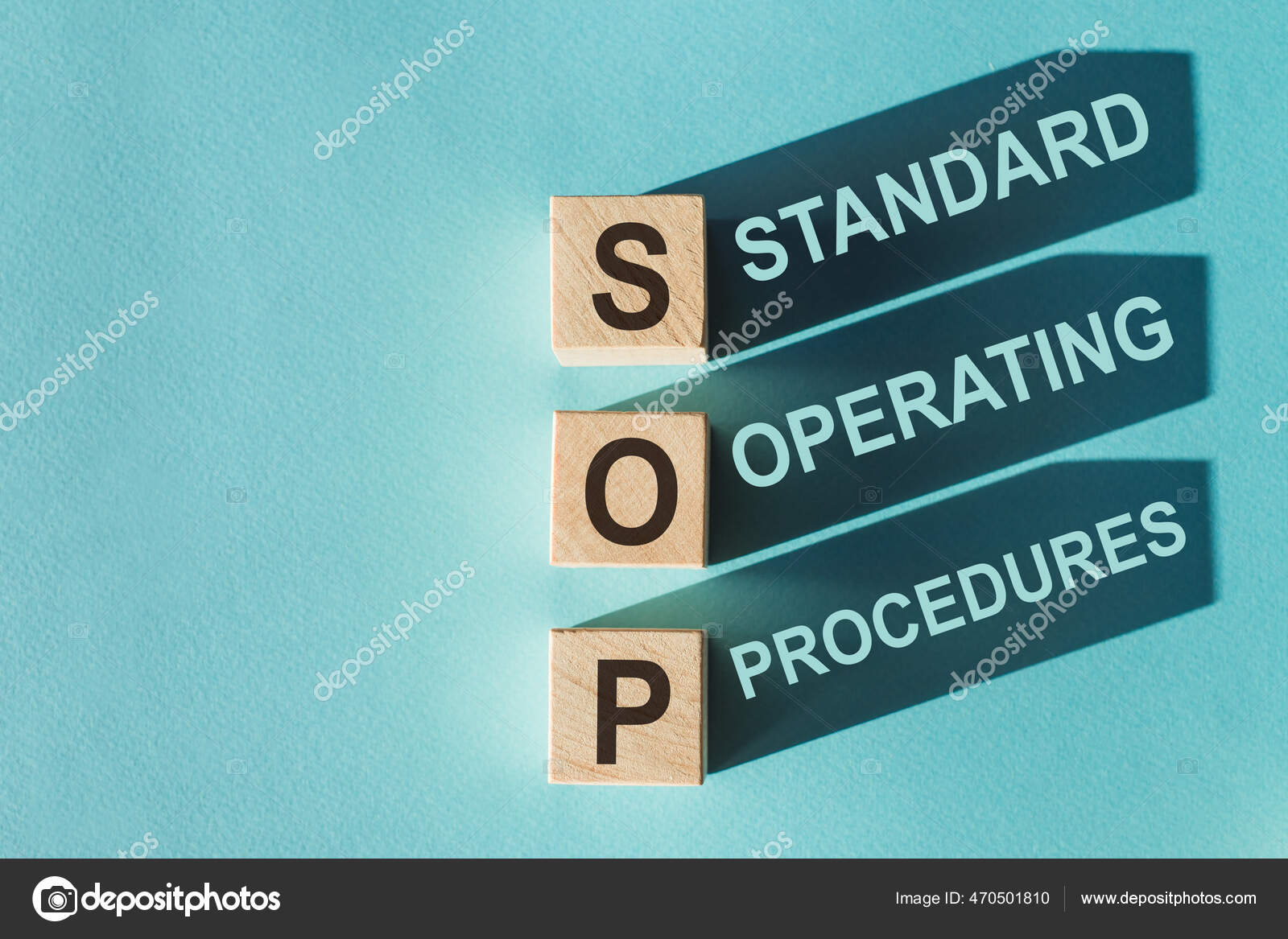 Sop Standard Operating Procedure Acronym Business Concept Background ...