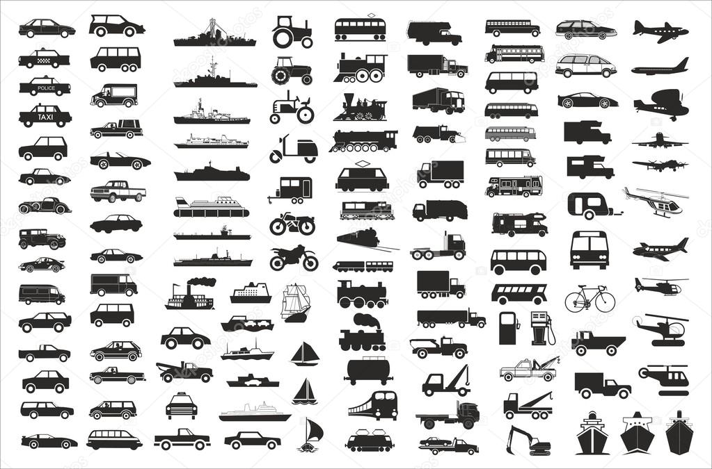 Vector collection of various vehicles Stock Vector Image by ©a_elmo ...