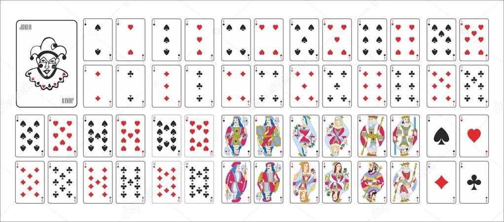 Playing cards, full vector set Stock Vector Image by ©a_elmo #58394201