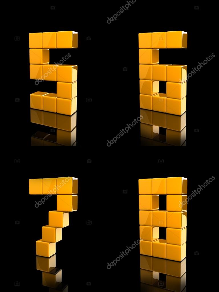 Orange number — Stock Photo © Elenven #56152249