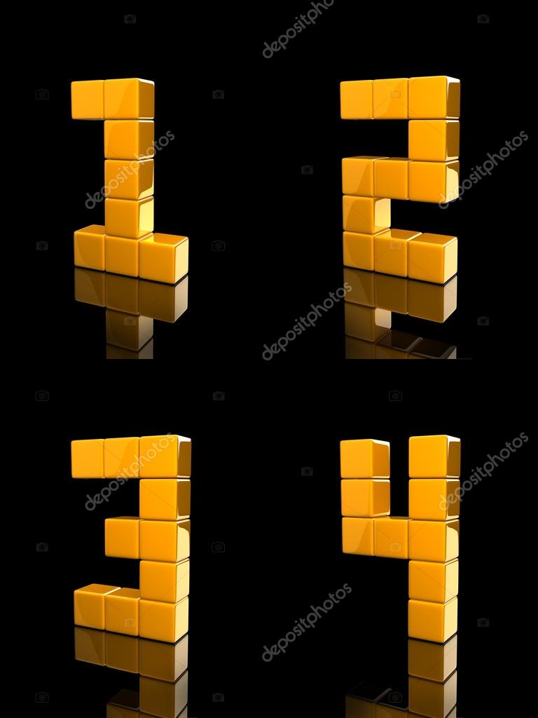 Orange number — Stock Photo © Elenven #56152535