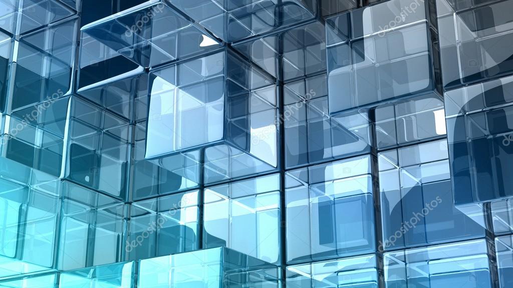 Glass cubes — Stock Photo © Elenven #56779849
