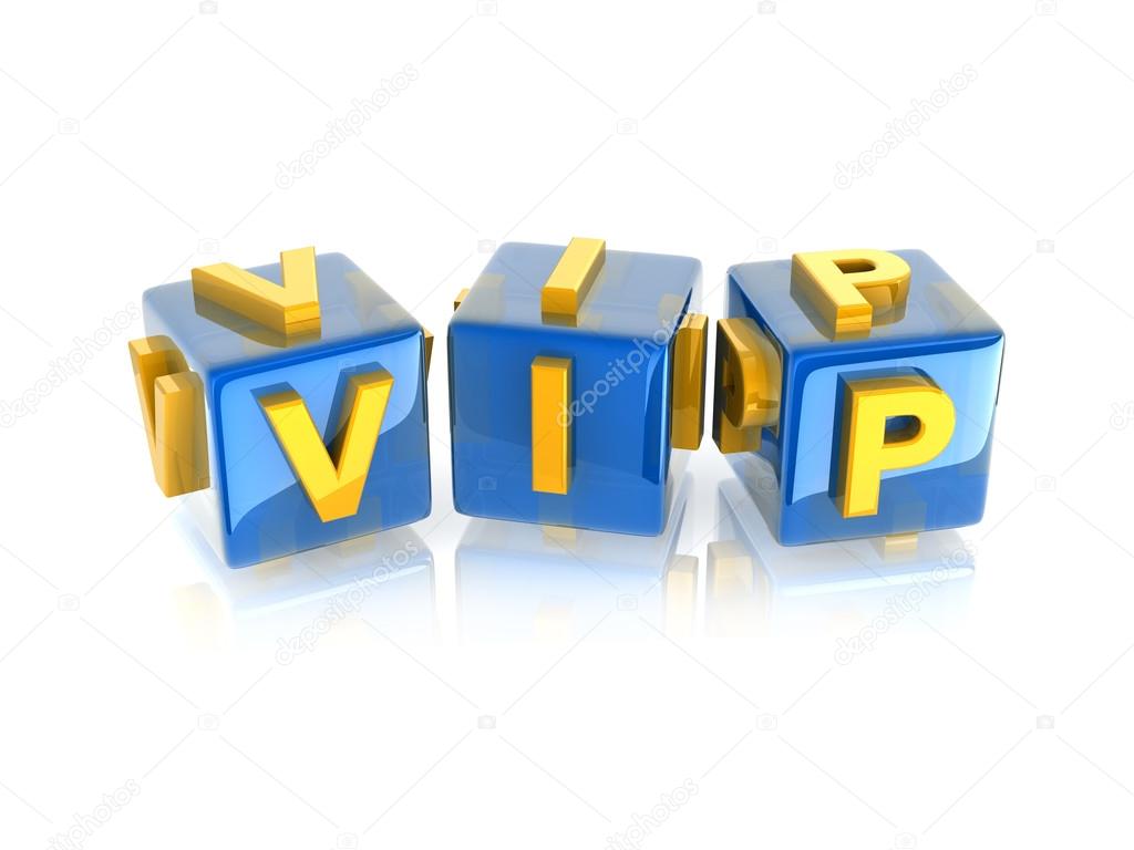 Cube word "VIP" — Stock Photo © Elenven #57382519