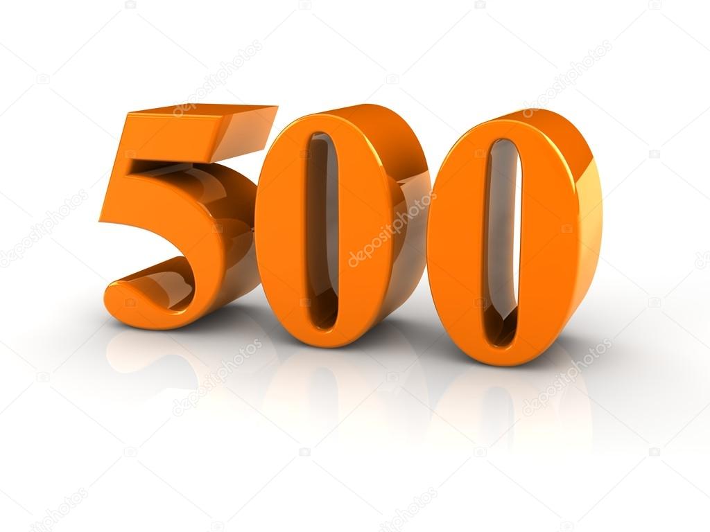 Number 500 — Stock Photo © Elenven #57426343