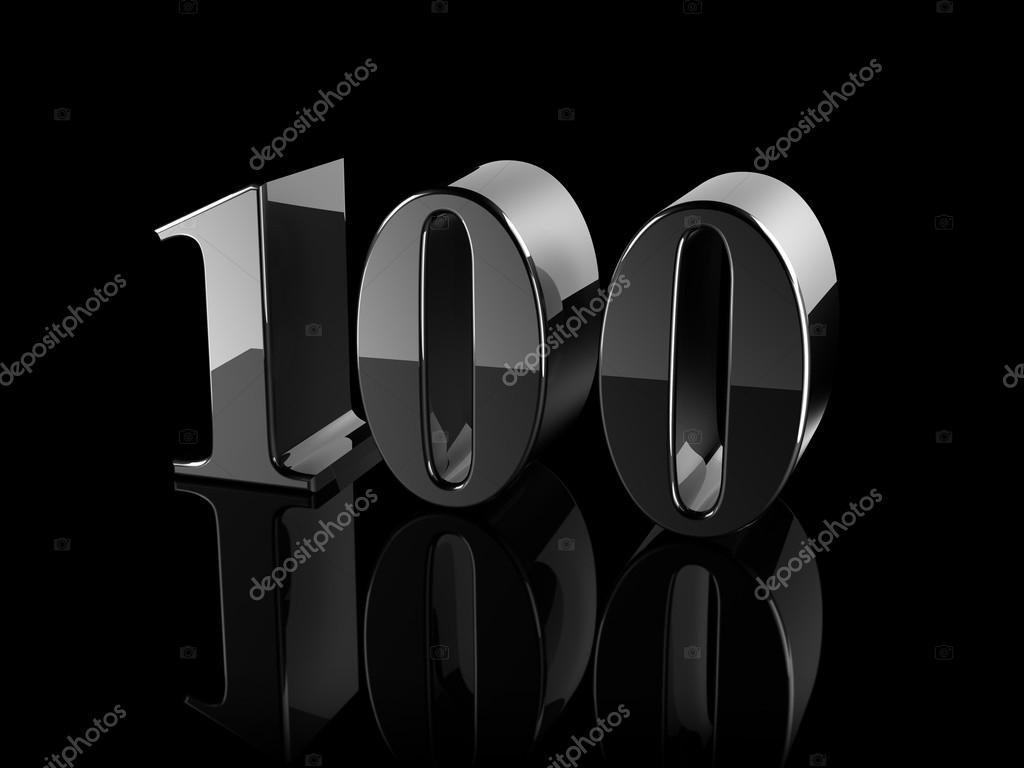 Number 100 Stock Photo by ©Elenven 58637329