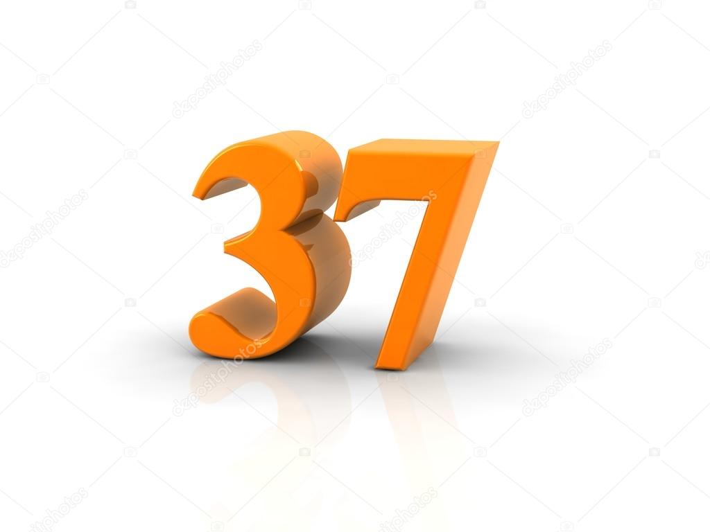 Number 37 Stock Photo by ©Elenven 63716015
