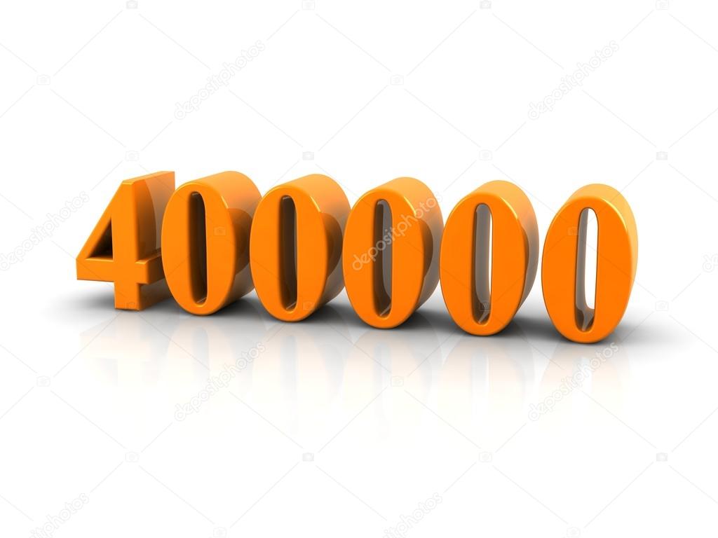 Number 400000 Stock Photo by ©Elenven 64201353
