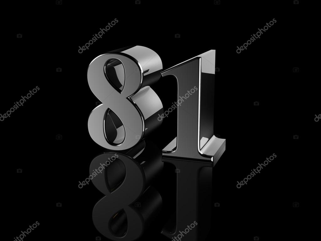 Number 81 Stock Photo by ©Elenven 65952255