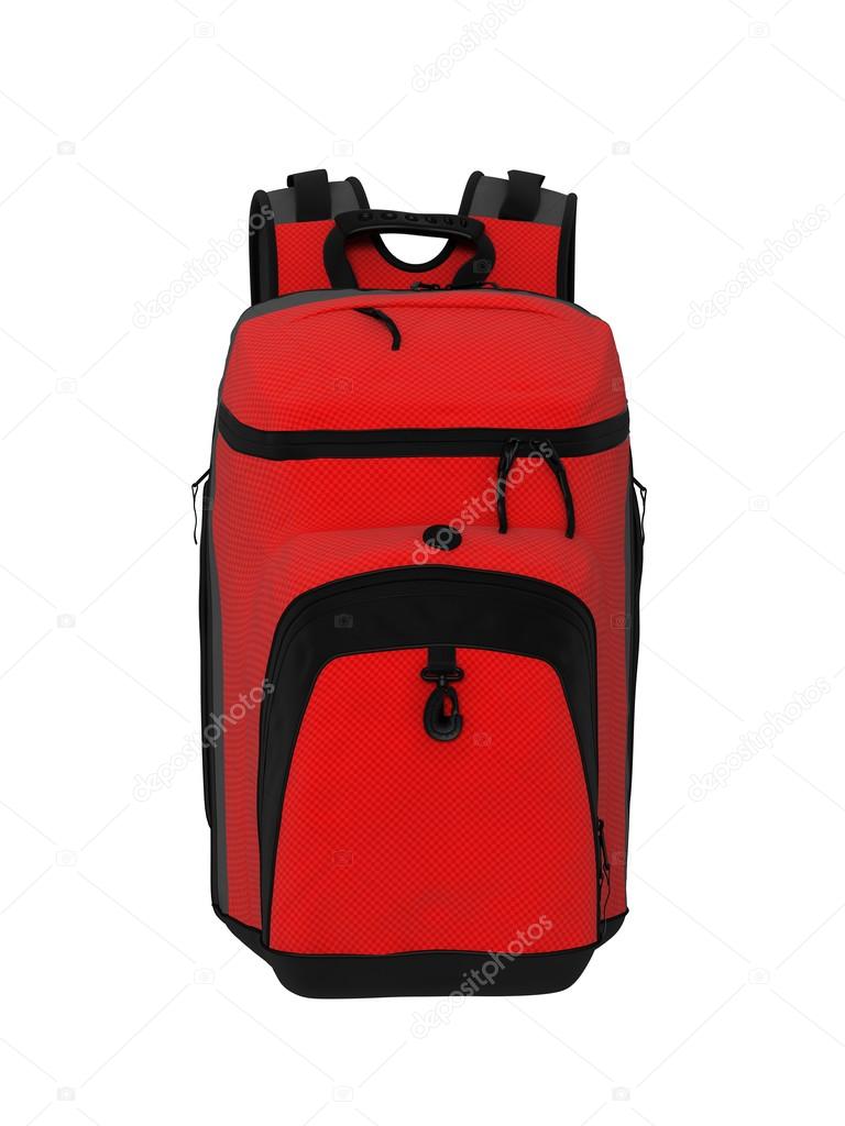 Red rucksack Stock Illustration by ©Elenven #67201883