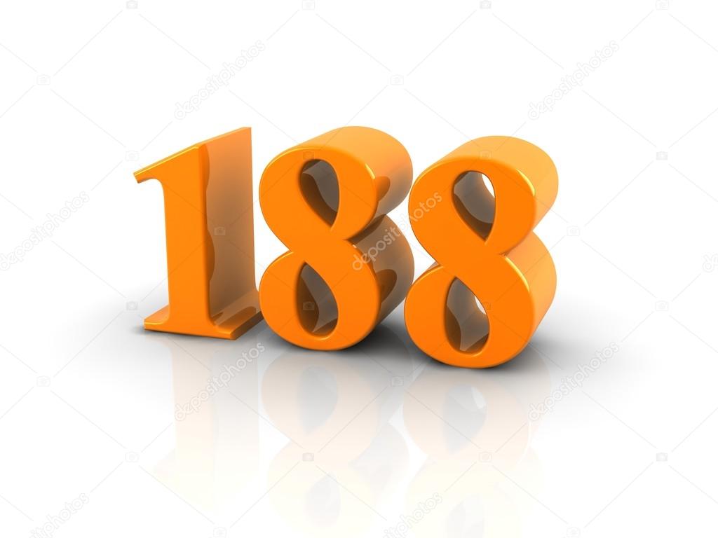 Number 188 Stock Photo by ©Elenven 69052617