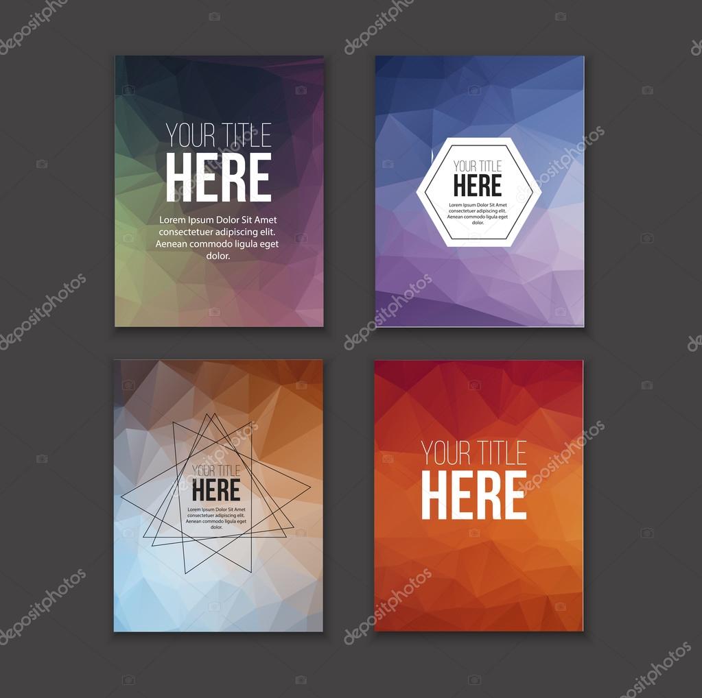 Geometric flyers collection Stock Vector by ©Vitalex 122809250