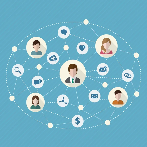 People communications icons — Stock Vector © Elvetica #56924329