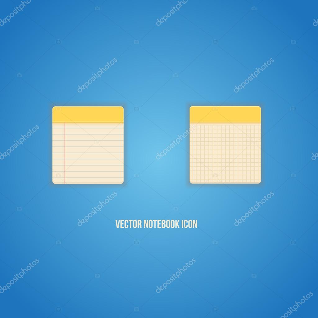 Colorful Notebook icons — Stock Vector © Elvetica #56923619