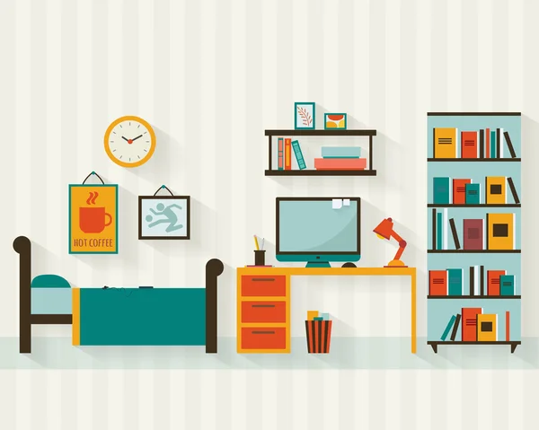 26 College dorm life Vector Images, College dorm life Illustrations ...