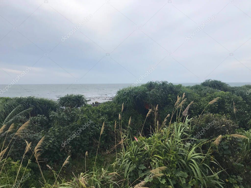 vista de la naturaleza del distrito Shimen cerca del mar, ciudad de New ...