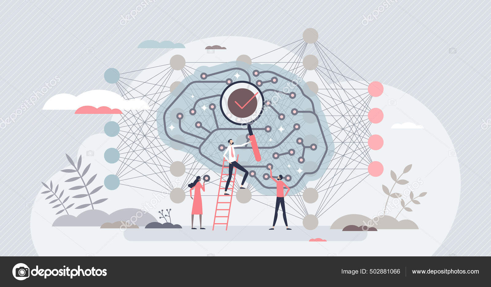 Deep learning neural network connection research for AI tiny person ...