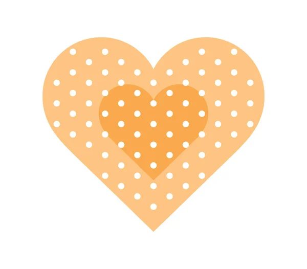 Corazón con curita Imágenes Vectoriales, Gráfico Vectorial de Corazón ...