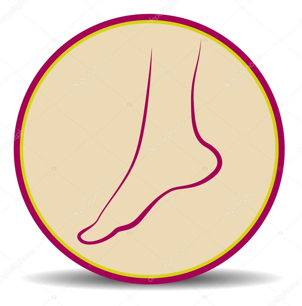 Foot sign Stock Vector by ©amudsen 58099989