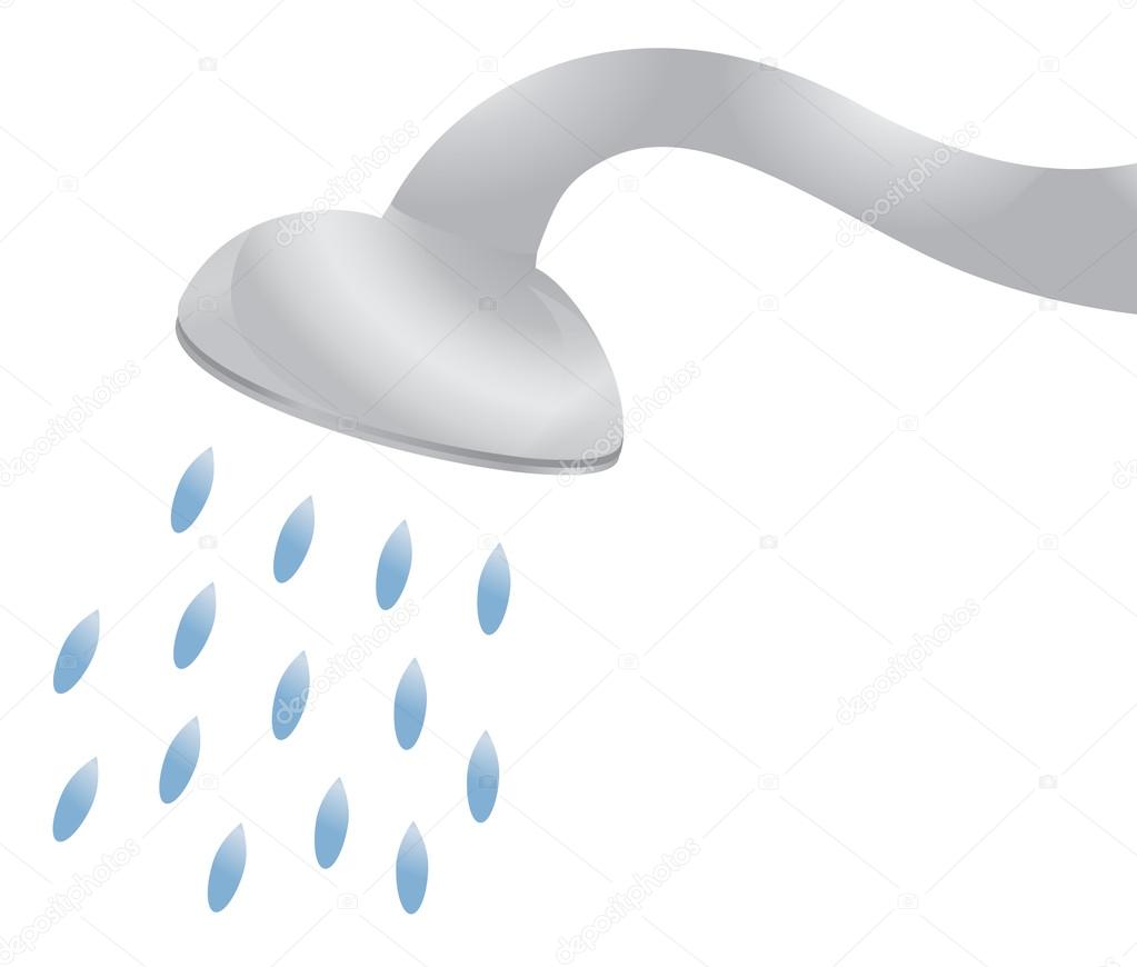 Shower Illustration — Stock Vector © Amudsen 58263095