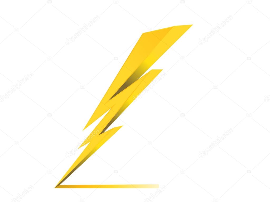 Thunder electric charge symbol icon Stock Photo by ©amudsen 77253924