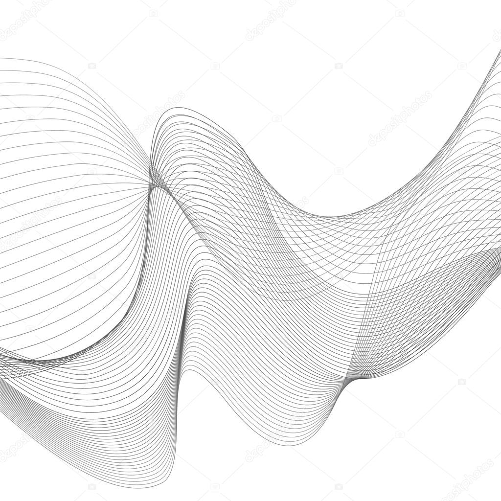 Líneas curvas fondo blanco y gris vector Vector de stock #85995100 de ...
