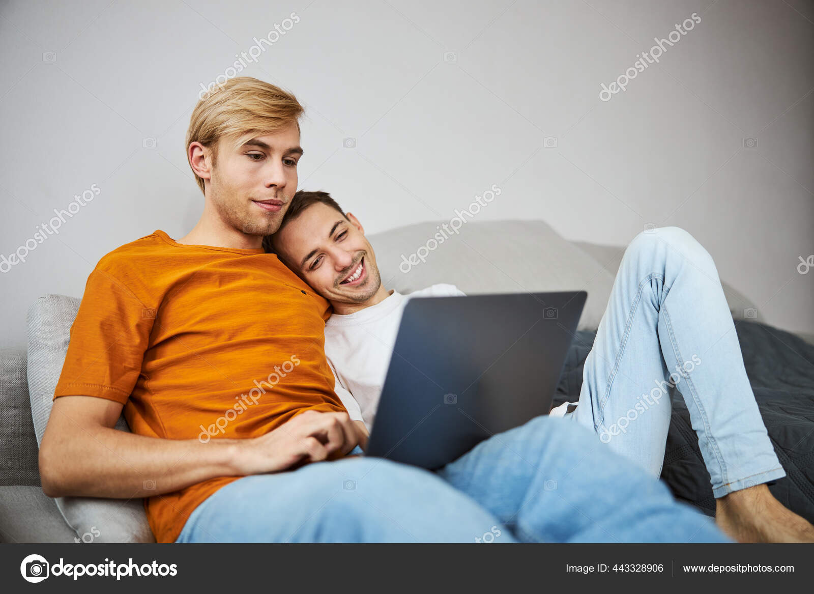 Two Guys Cuddling