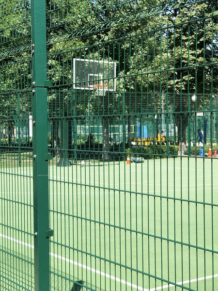 Green netball court Stock Photos, Royalty Free Green netball court ...