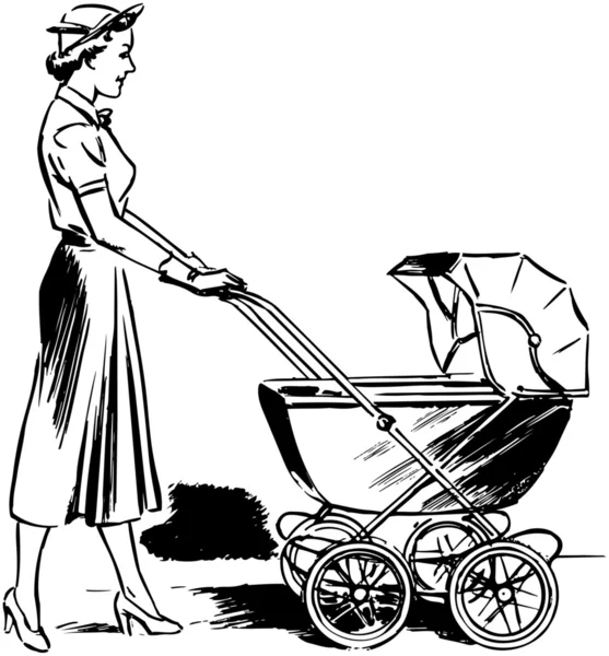 450 Pushing pram Vector Images | Depositphotos